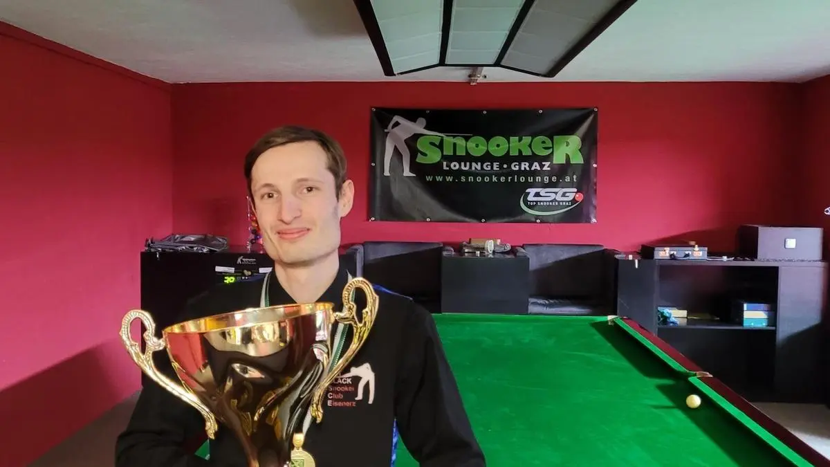 Steirischer Snooker-Landesmeister: Mike Busse aus Eisenerz lebt für den „Gentleman-Sport“